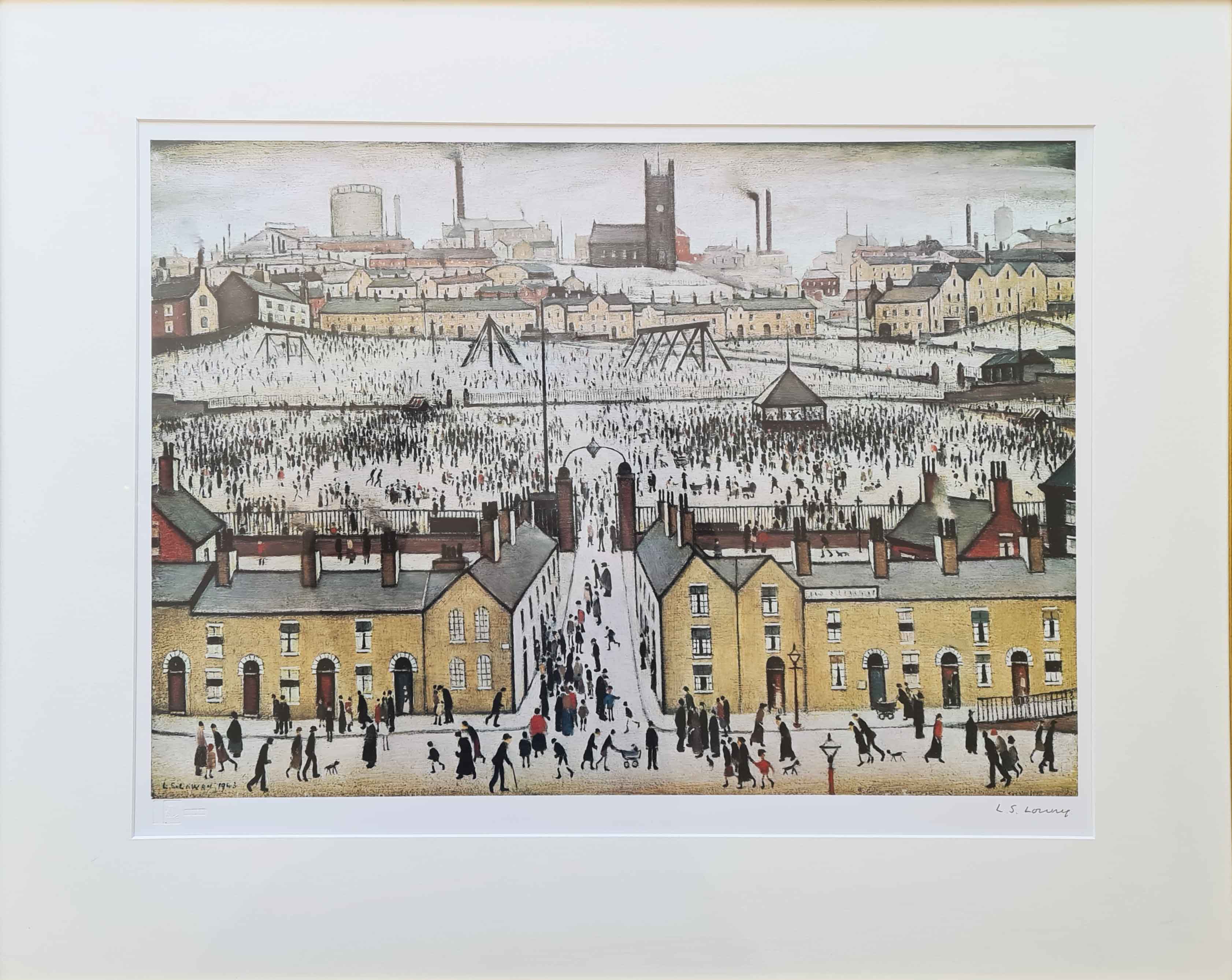 Lowry,britain at play, signed