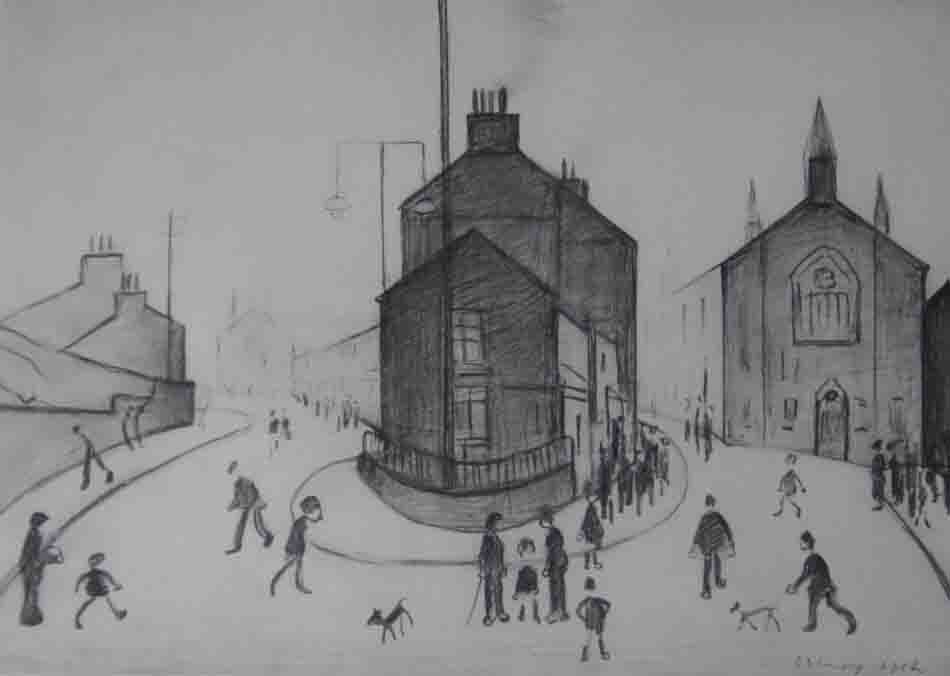 lowry, print, clitheroe