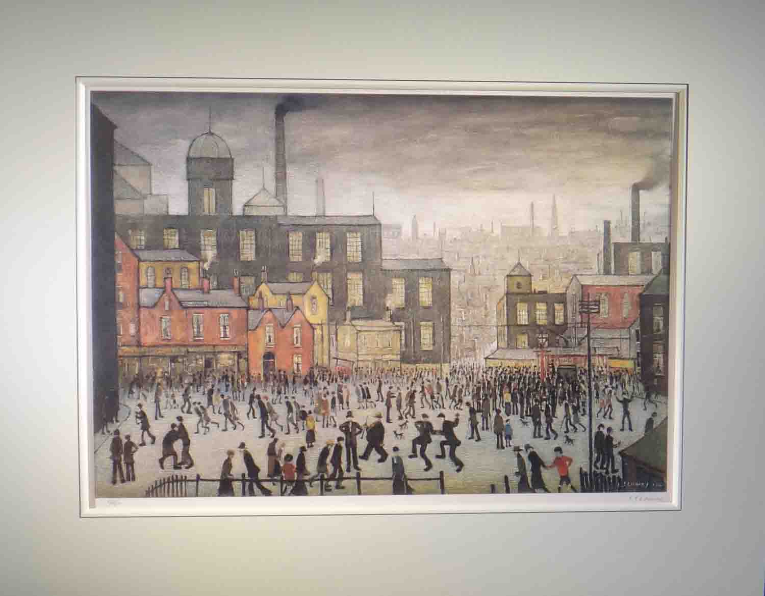 L.S.Lowry, Lowry, our town,signed limited edition, print