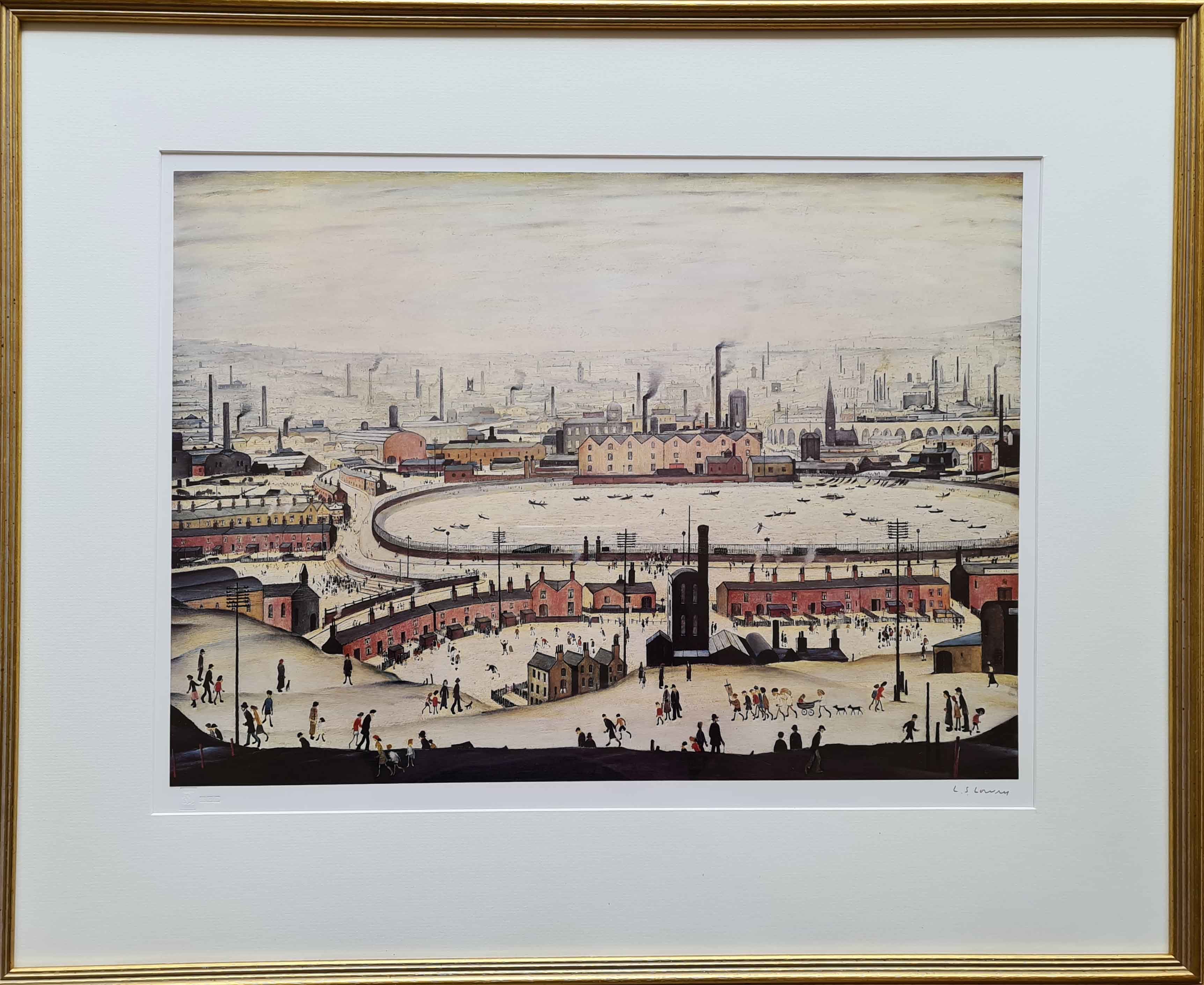 lowry-signed-limited-edition-print-pond